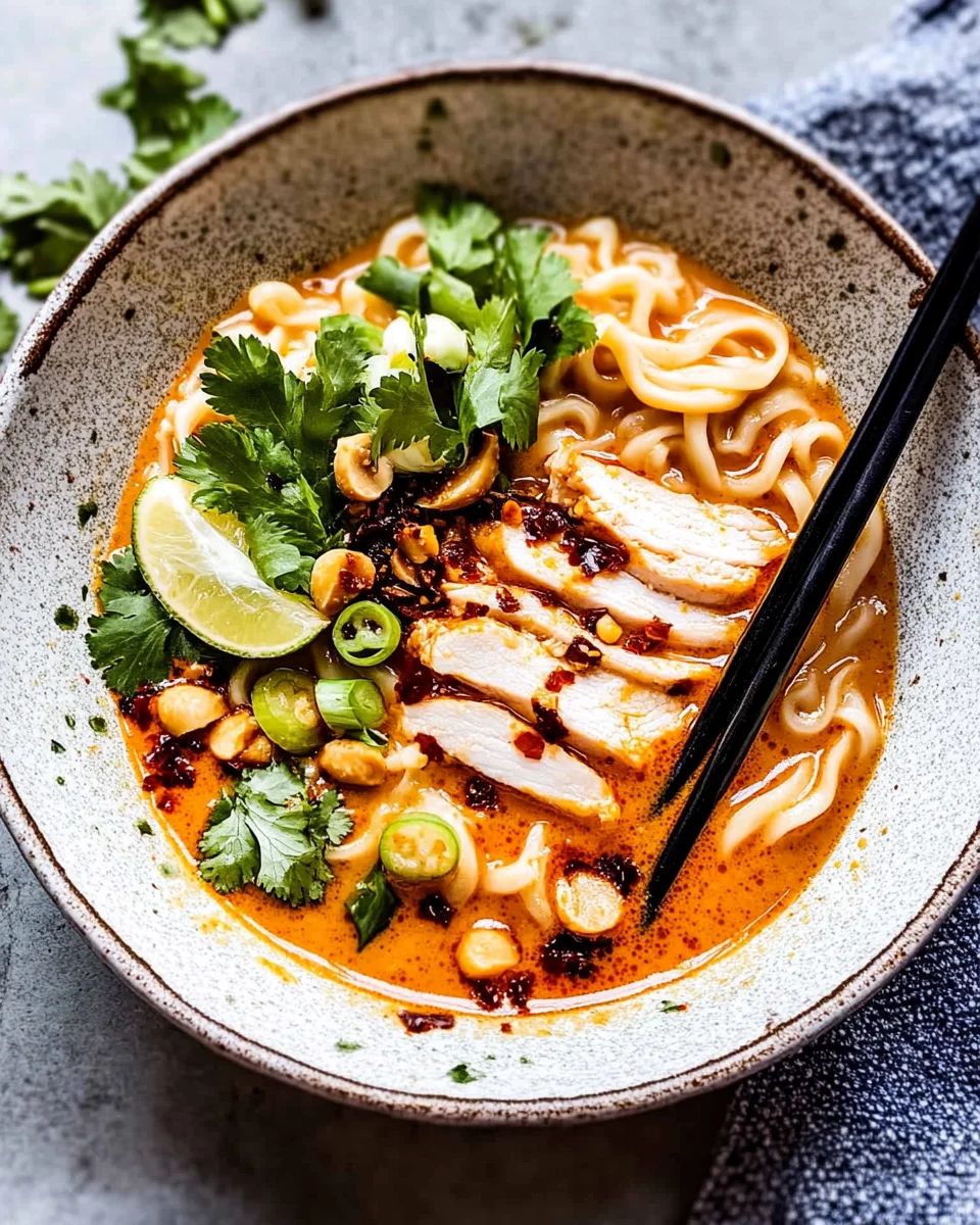 A Bowl of Comfort: How Spicy Peanut Butter Chicken Ramen Became My Go ...