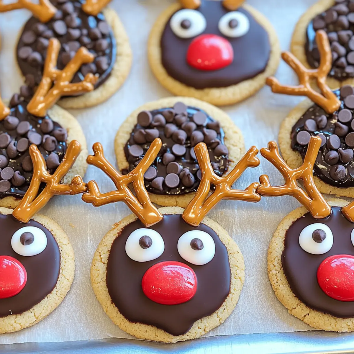 Irresistible Reindeer Cake Mix Cookies: Easy Holiday Delight!