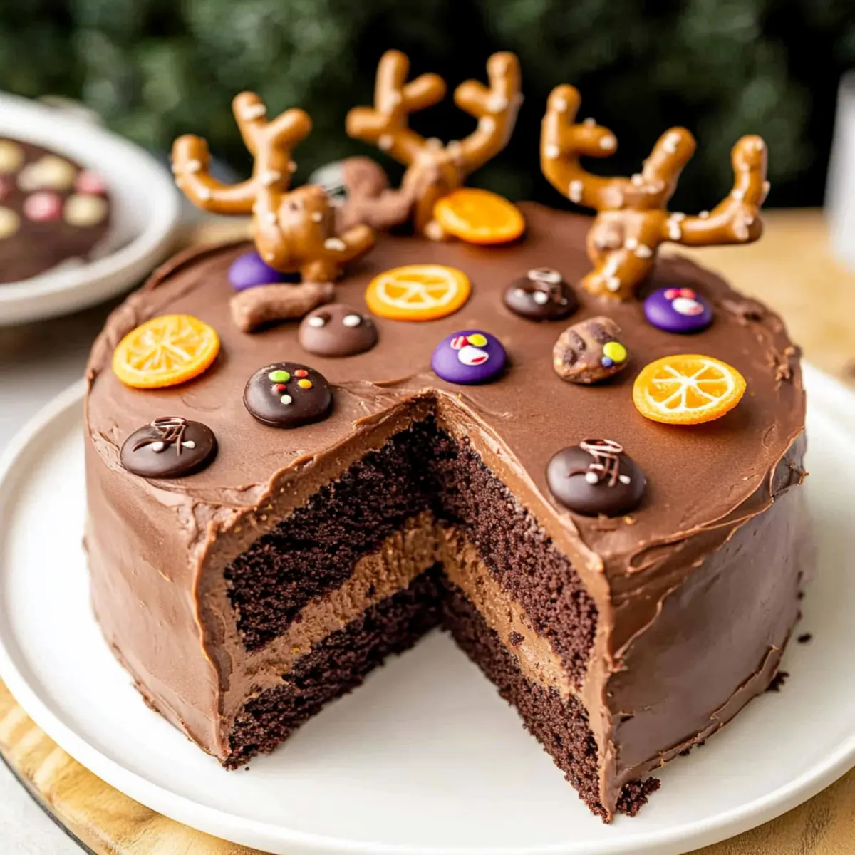 Irresistible Chocolate Orange Reindeer Cake: A Festive Delight