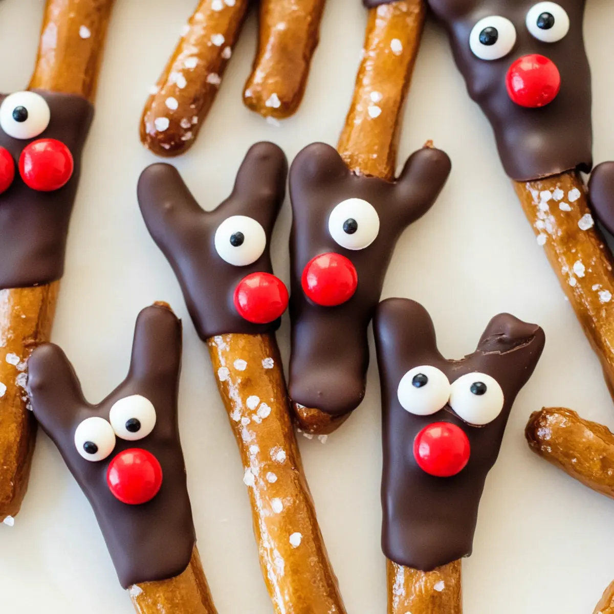 Irresistible Reindeer Pretzels for Festive Cheer