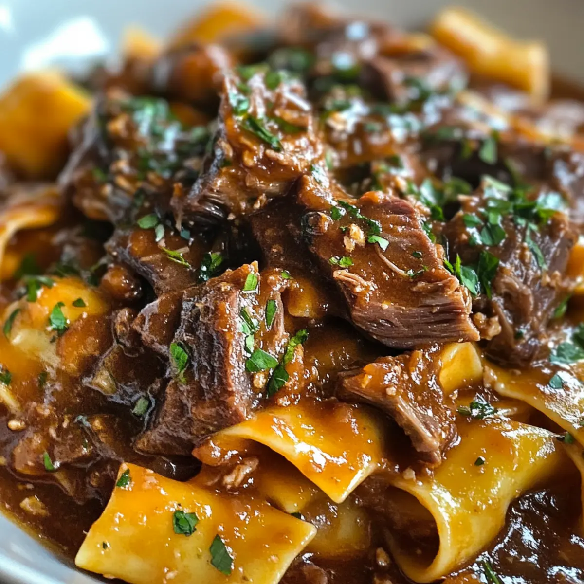 Ultimate Dutch Oven Short Rib Ragu with Pappardelle - Delicious!