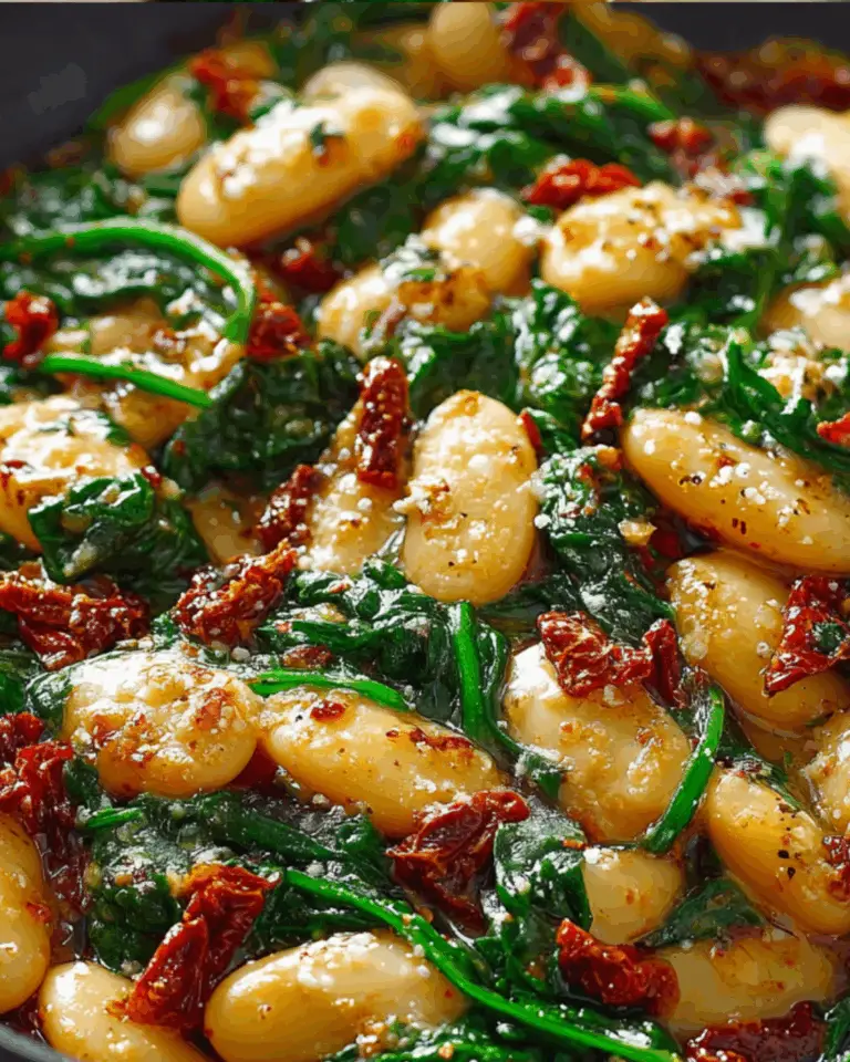 Tuscan Butter Beans with Spinach and Sun-Dried Tomatoes Delight ...