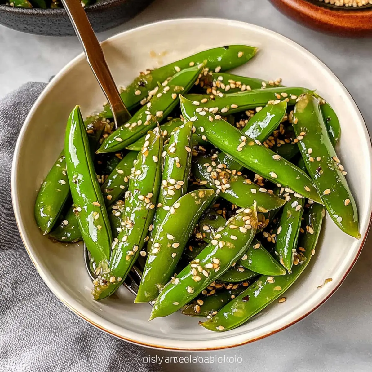 Easy Sesame Ginger Snap Peas: A Delicious Quick Side Dish