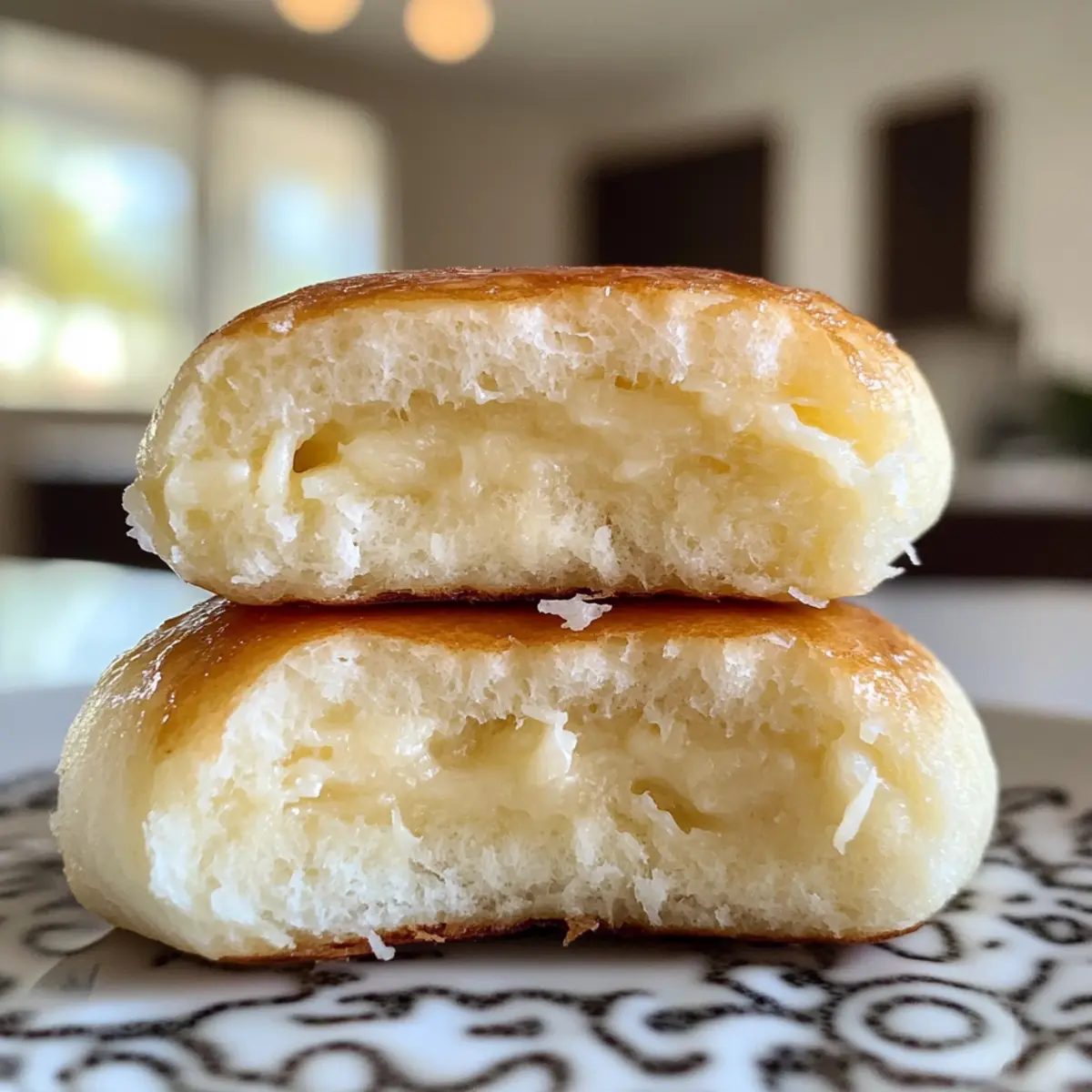 Easy Chinese Coconut Buns with Irresistible Butter Filling