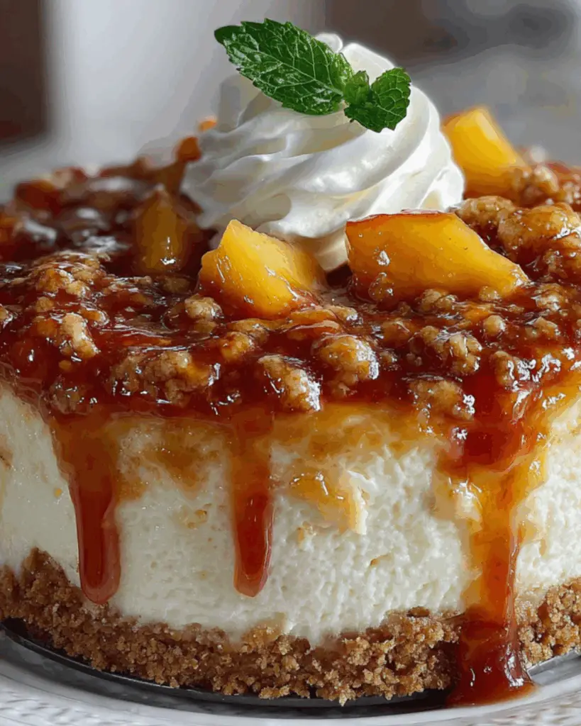 Peach Cobbler Cheesecake: A Delightful Dessert Recipe! - BELLY RECIPES