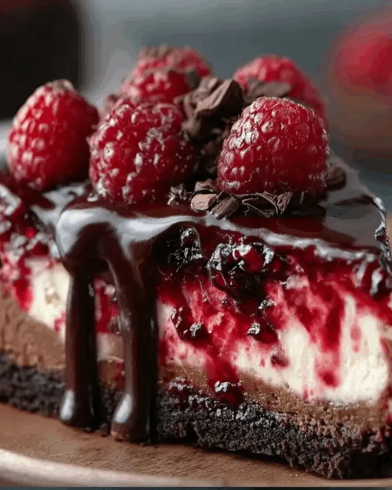 Decadent Dark Chocolate Raspberry Cheesecake Recipe to Savor - BELLY ...