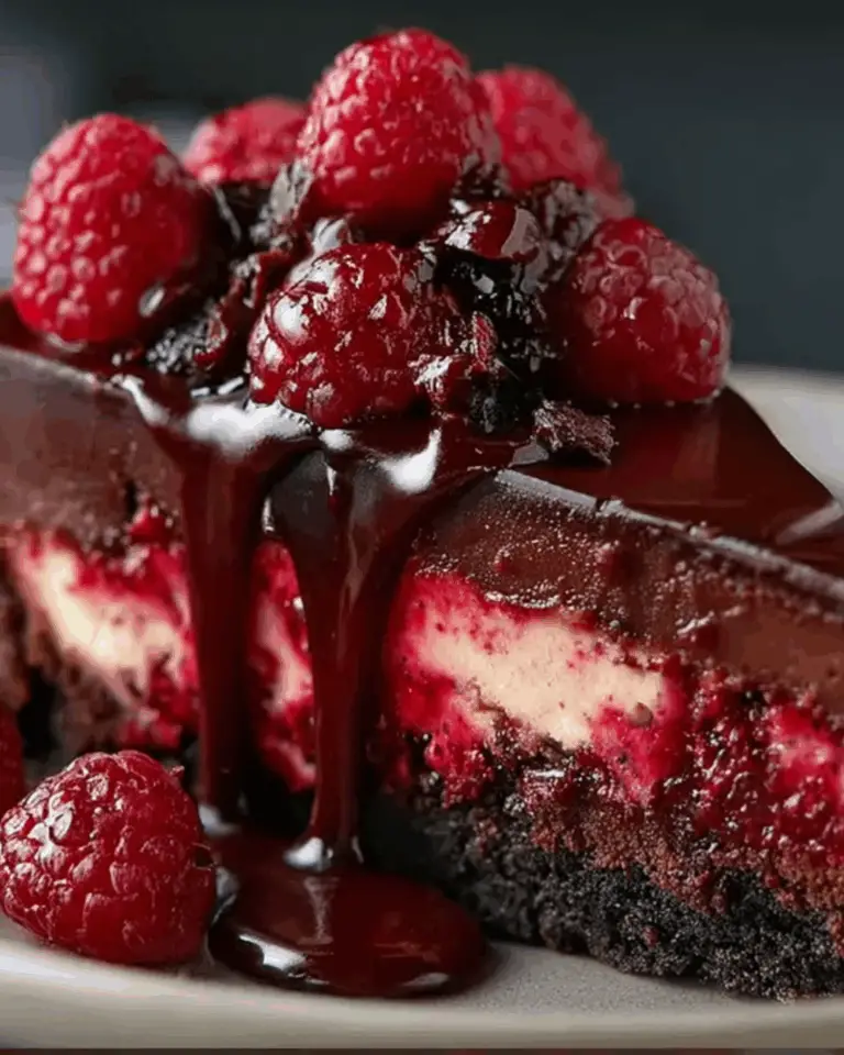Decadent Dark Chocolate Raspberry Cheesecake Recipe to Savor - BELLY ...