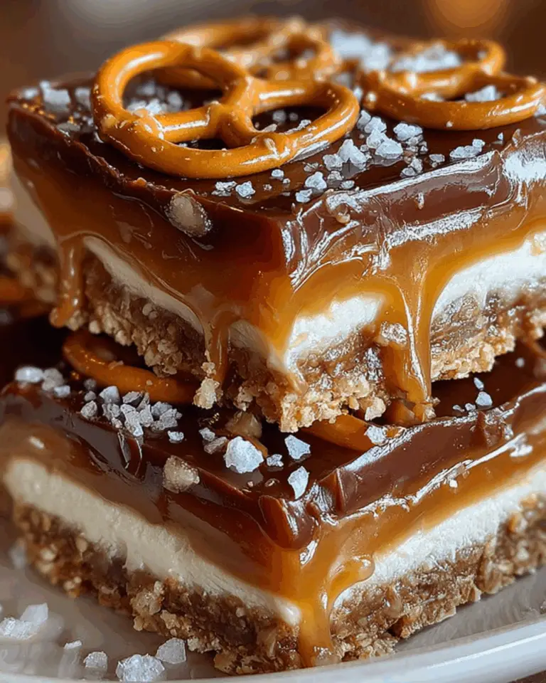 Quick No-Bake Salted Caramel Pretzel Bars That Delight! - BELLY RECIPES
