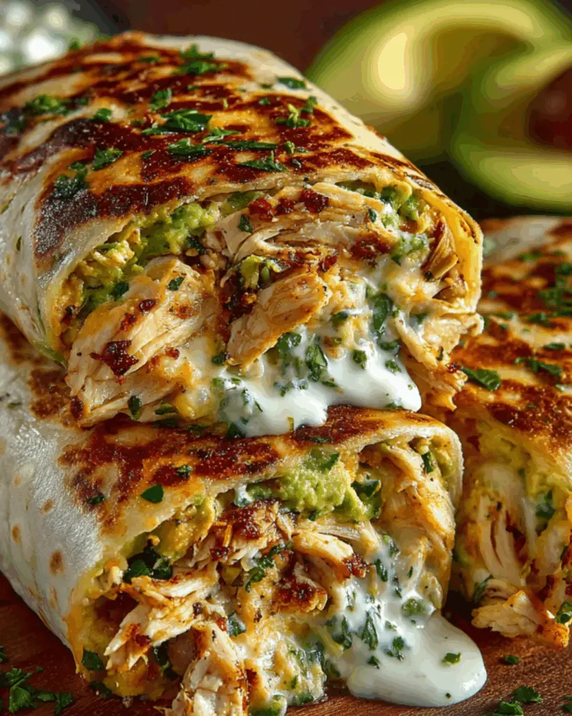 Chicken Avocado Ranch Burritos: A Flavorful Recipe Delight! - BELLY RECIPES
