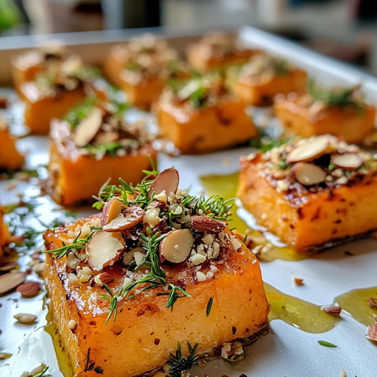 Irresistible Sweet Potato Fondant with Smoked Almond Cream