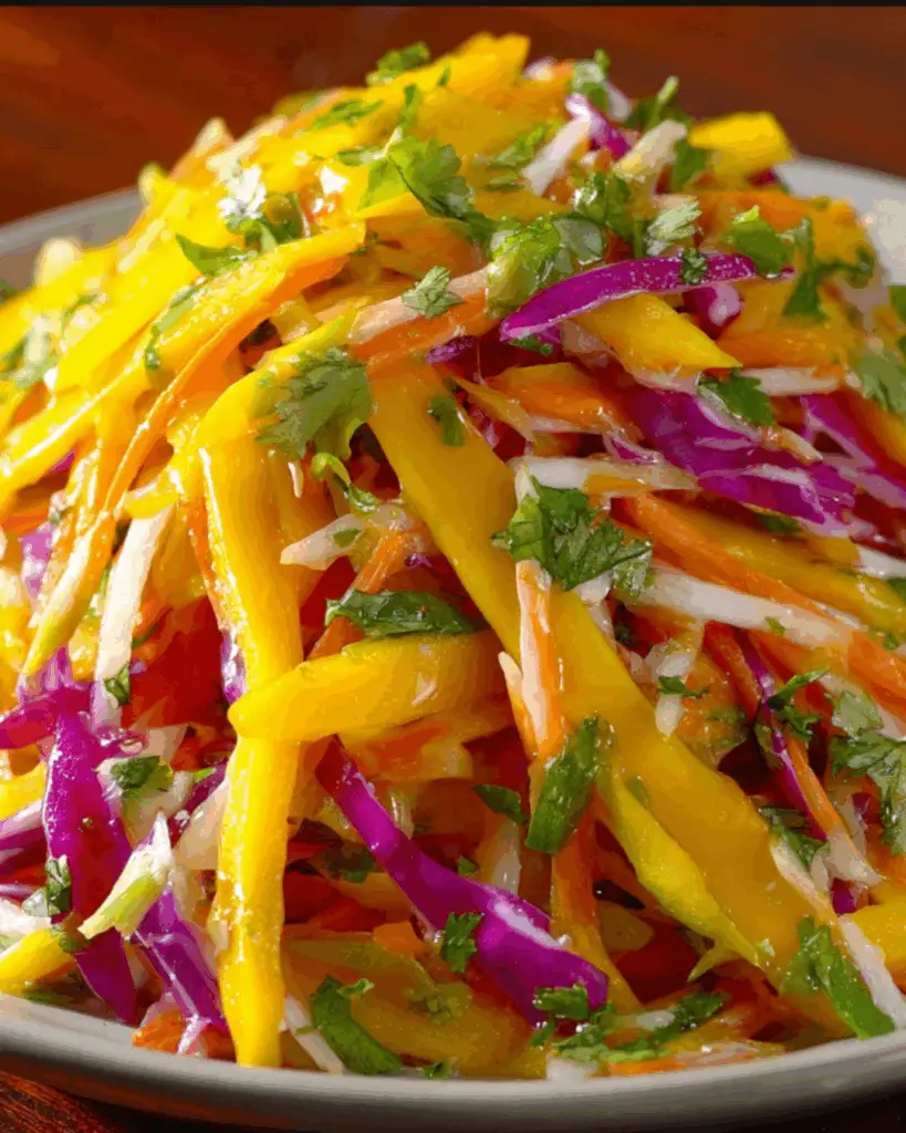 Delicious Mango Slaw: A Refreshing Side Dish Recipe! - BELLY RECIPES