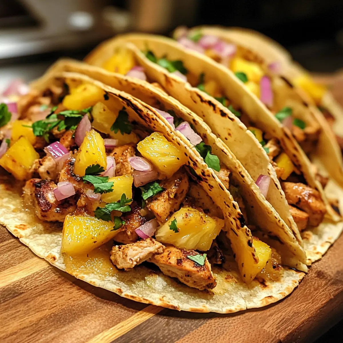Irresistible Zesty Pineapple Chicken Tacos for a Quick Dinner