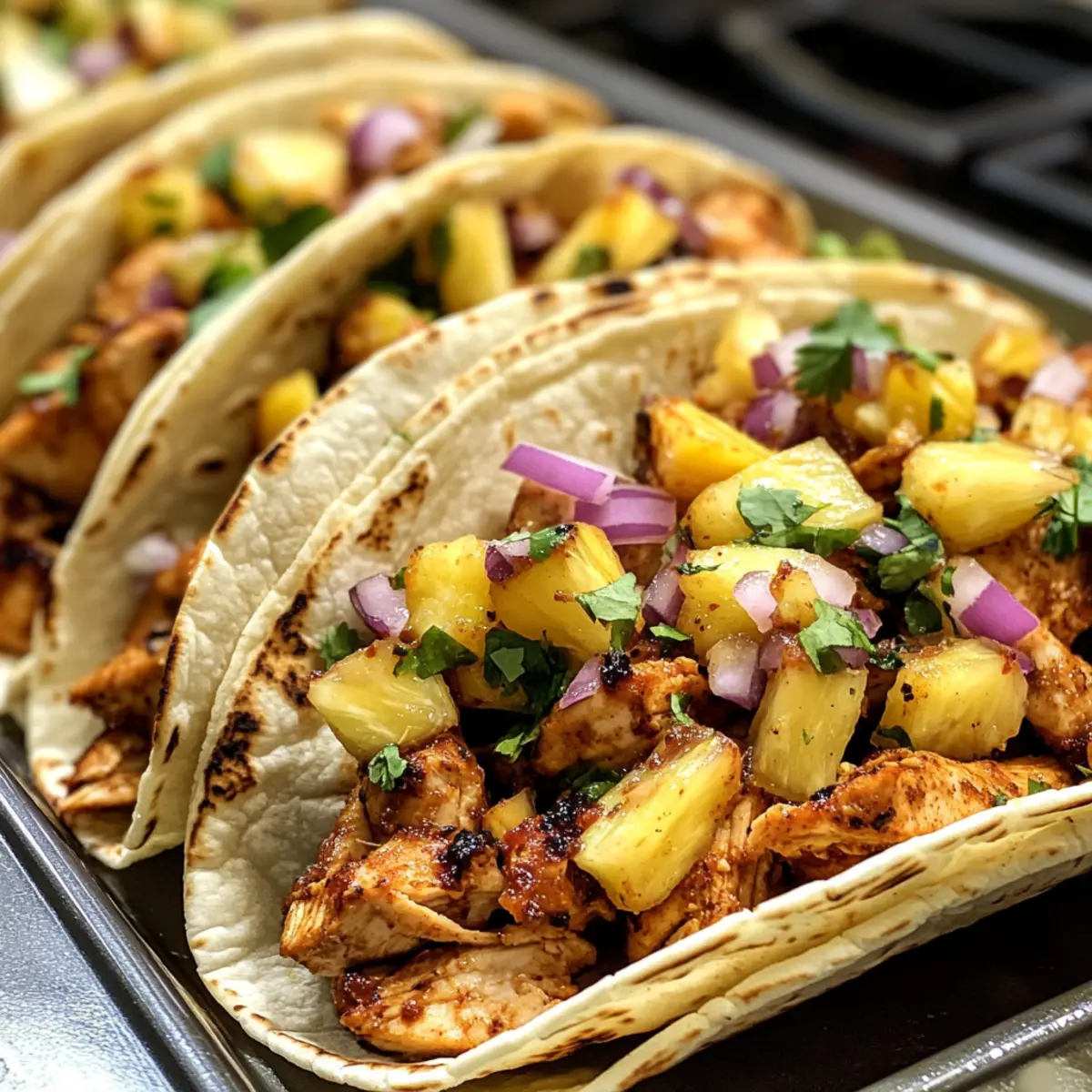 Irresistible Zesty Pineapple Chicken Tacos for a Quick Dinner