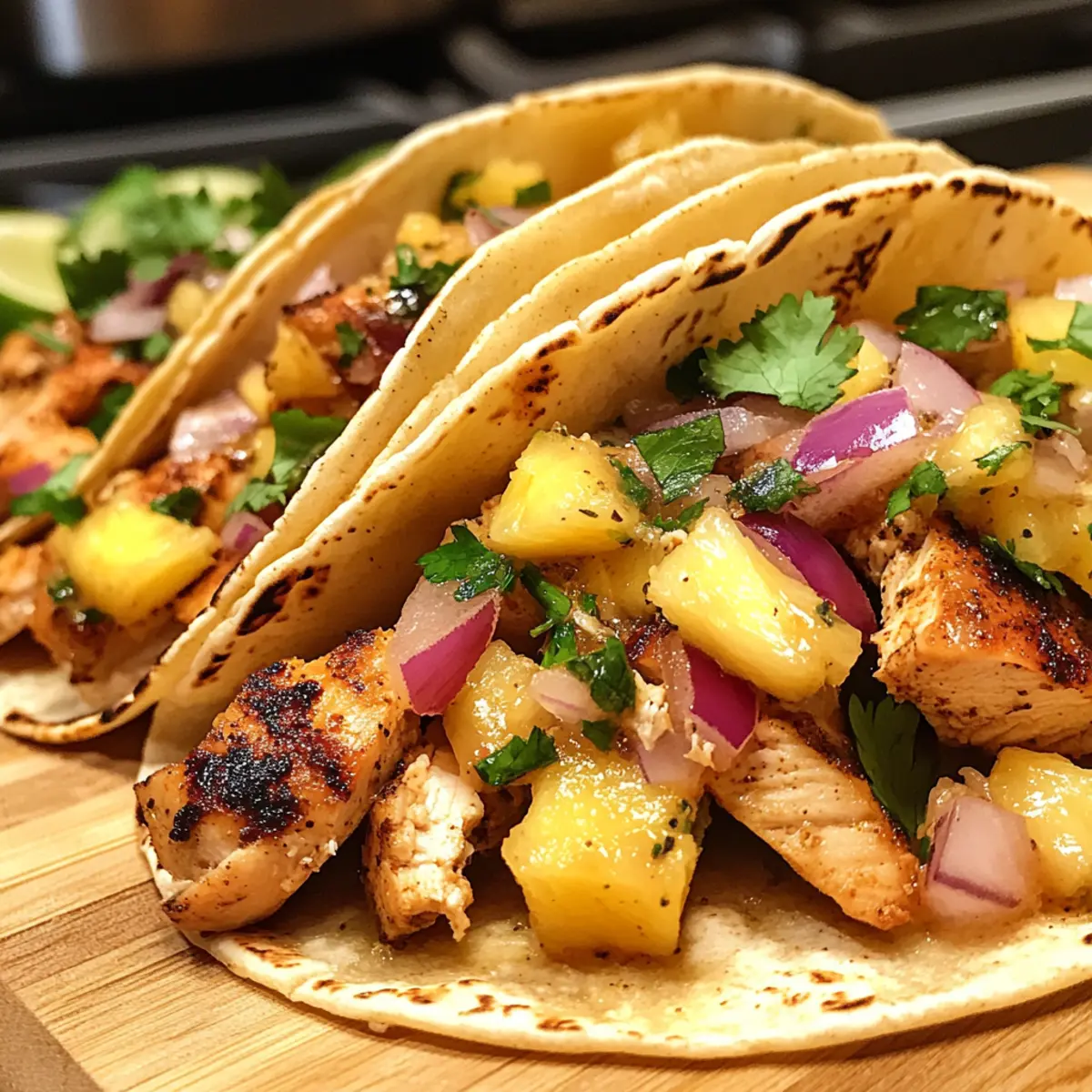 Irresistible Zesty Pineapple Chicken Tacos for a Quick Dinner
