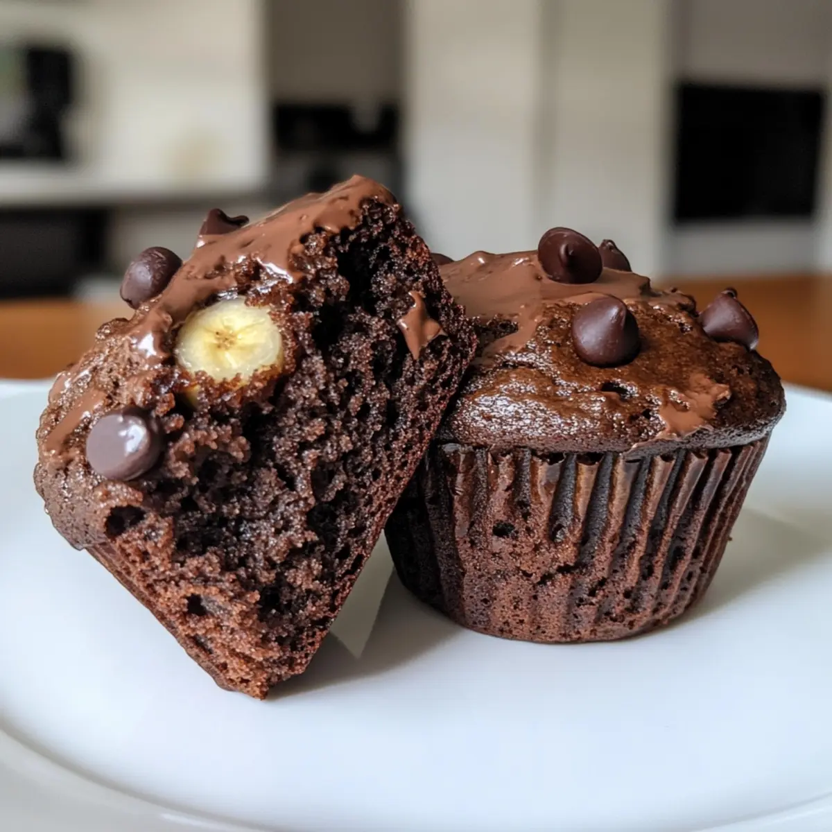Ultimate Double Chocolate Banana Muffins: Deliciously Moist